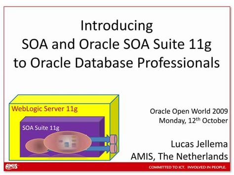 Introducing Soa And Oracle Soa Suite 11g For Database Professionals Pptx