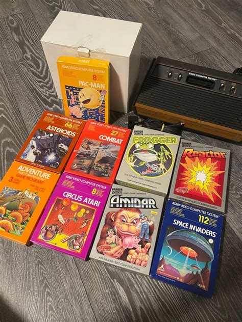 1 Atari 2600 Console With Games 9 Catawiki