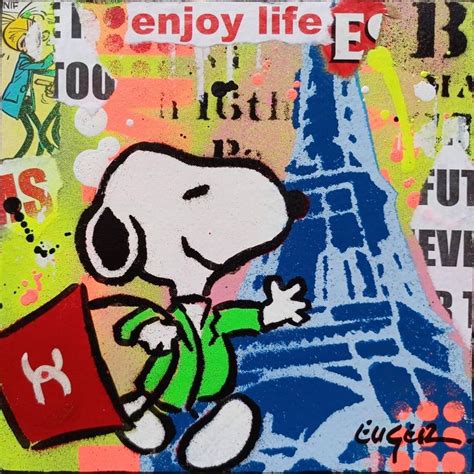 Peinture Enjoy Life Par Euger Philippe Carré Dartistes Enjoy Life