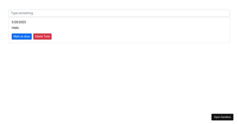 Redux Smart Creators ToDo Example Codesandbox