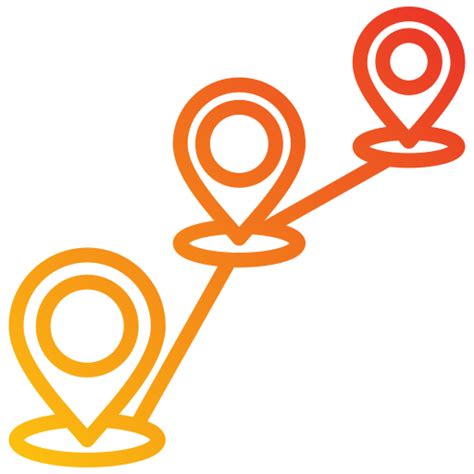 Routing Generic Gradient Outline Icon