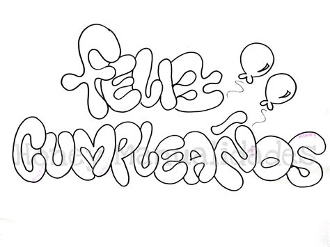 Moldes Letras De Feliz Cumplea Os Para Colorear El D A M S Especial De Cada Persona Es El D A De