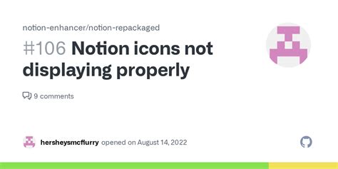 Notion Icons Not Displaying Properly Issue Notion Enhancer Notion Repackaged GitHub