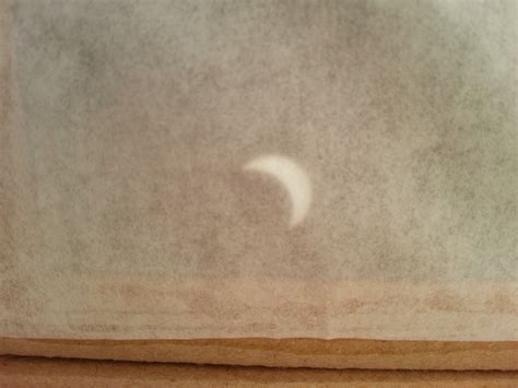 Watching The Solar Eclipse Using Household Items Adventures In Oceanography And Teaching