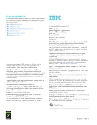 IBM Power 770 Server PDF