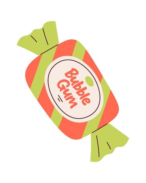Premium Vector Bubble Gum Candy