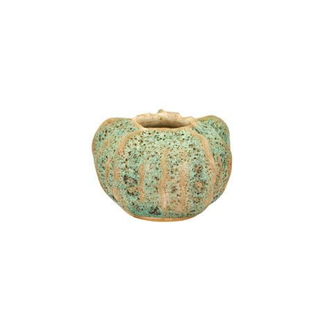 Small Green Luffa Vase V115sg