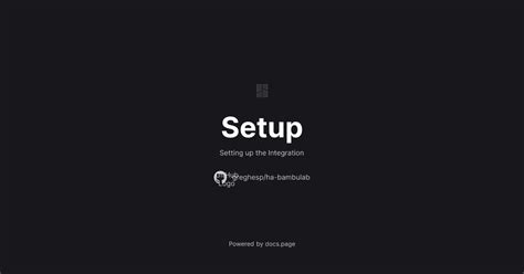Setup