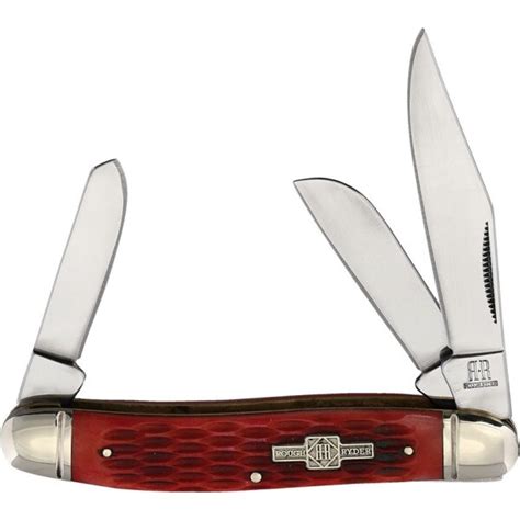 Rough Ryder Stockman Red Jigged Bone Rough Rider 2595