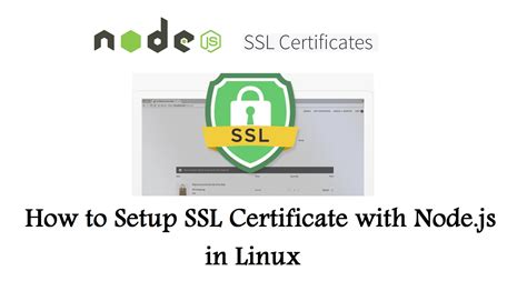 جی بلاگ تنظیم گواهی Ssl با Nodejs در لینوکس
