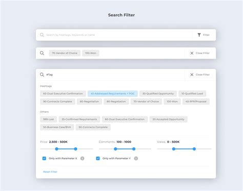 Search Filter Master Ui