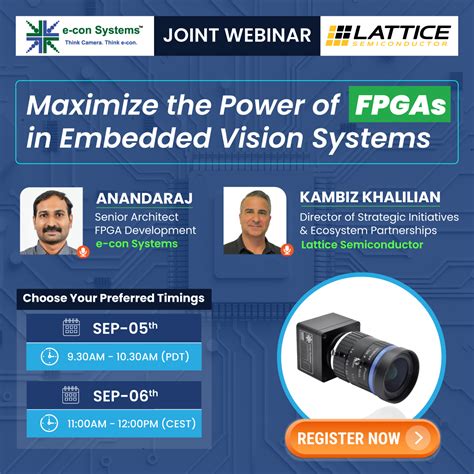 Upcoming Webinar Explores The Power Of Fpgas In Embedded Vision Systems Edge Ai And Vision