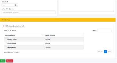 Mysql Como Insertar El Id De La Reunión En La Tabla Participantes