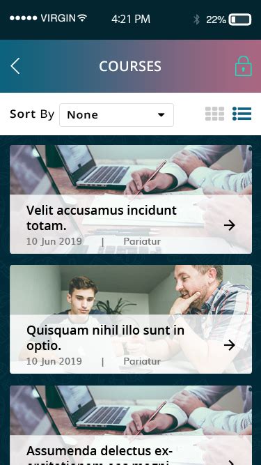 neonlms mobile app react native android and ios app by jthemes codecanyon