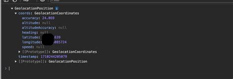 Javascript Geolocation Api를 이용한 현재위치 경도 위도 가져오기