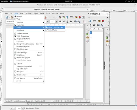 Caolán Mcnamara Native Gtk3 Menubar In Libreoffice
