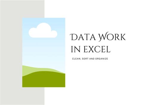 Clean Organize And Sort Your Data In Excel By Devangbamania Fiverr