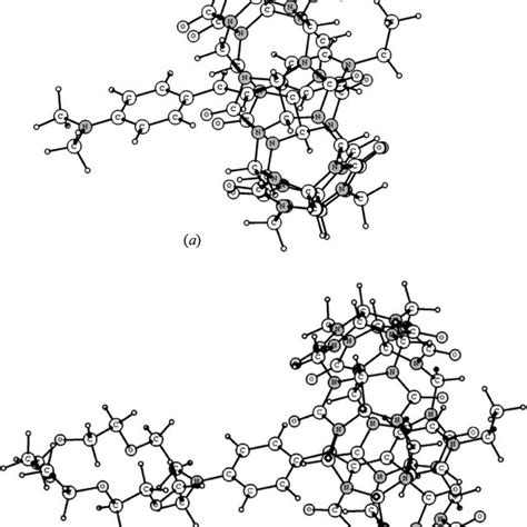 Dft Calculated Structures Of Complexes A E 1cb 7 E0 −395 Kcal