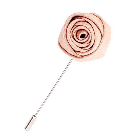 Nude Lapel Pin Wedding Boutonniere Floral Buttonhole Pin Swagger
