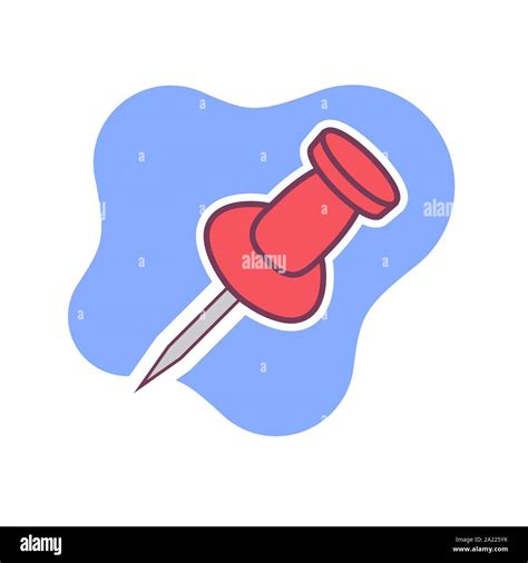 Push Pin Icon Vector Illustration Stock Vector Image And Art Alamy