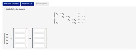 Solved Previous Problem Problem List Next Problem 1 Point