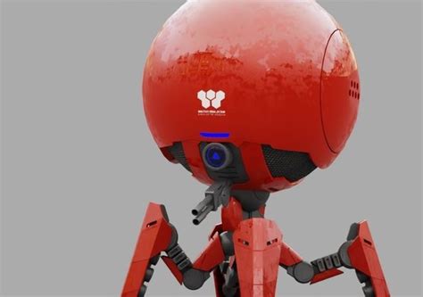 Planet Expedition Robot Rigged Animated Cgtrader