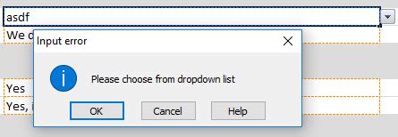 Php PhpSpreadsheet Cell Validation Rules To Disallow Invalid Entry