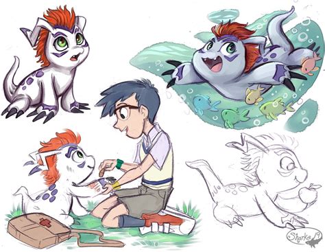 Gomamon And Joe By Sharkie19 On Deviantart