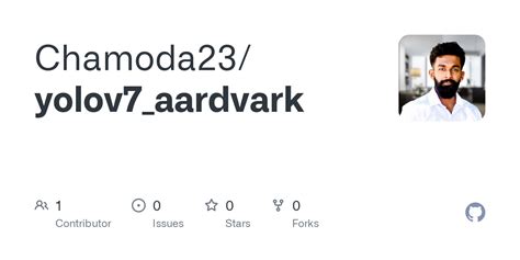 github chamoda23 yolov7 aardvark