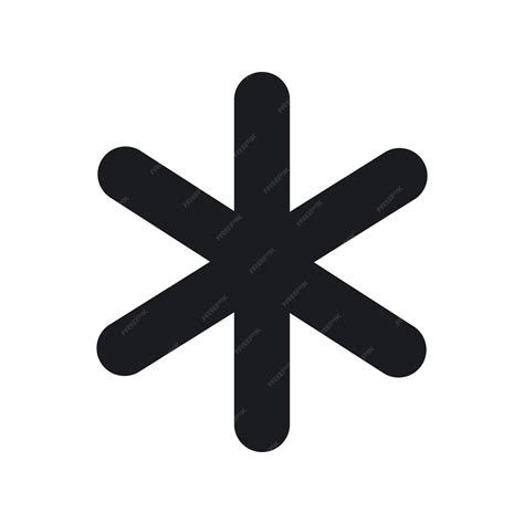 Premium Vector Asterisk Icon Set Password Or Passcode Asterisk Sign In Black Filled And