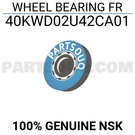 WHEEL BEARING FR 40KWD02U42CA01 | NSK Parts | PartSouq