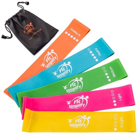 Fit Simplify Resistance Loop Band 10 By 2 Set Of 5