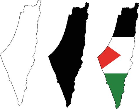 Map Palestine Country On White Background Map Of Palestine Flat Style 10751477 Vector Art At