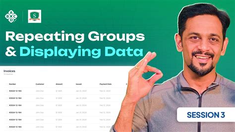 Repeating Groups And Displaying Data S003 Youtube