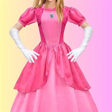 Princess Peach Dress Up Etsy