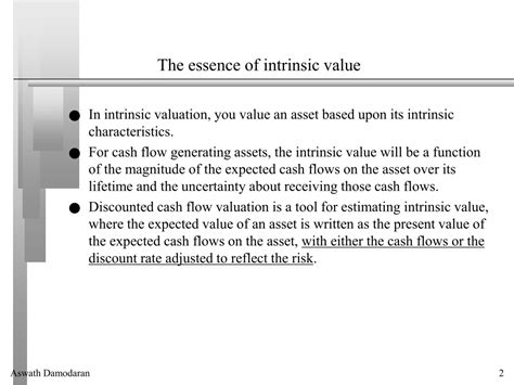 Ppt Intrinsic Valuation Methods In Finance Powerpoint Presentation Free Download Id9462211