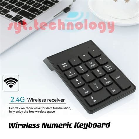 GHZ Super Slim Mini Wireless Numeric Keypad USB Receiver Wireless Number Keyboard Keyse
