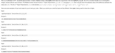 Solved Please Need Help With Matlab Do Not Copy From The