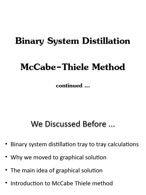 Distillation By Mccabe Thiele Method 2 Download Free Pdf Phases Of Matter Chemistry