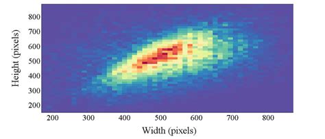Distribution Of Bounding Box Width And Heights Download Scientific