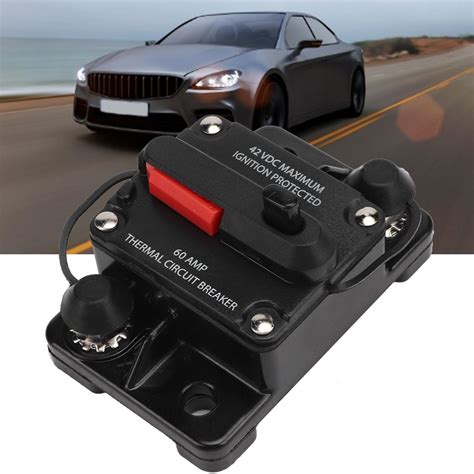 2024 12v 30a 40a 60a Car Stereo Audio Resettable Inline Circuit Breaker