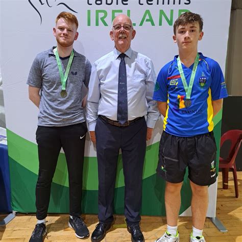 Senior Classification Results Table Tennis Ireland