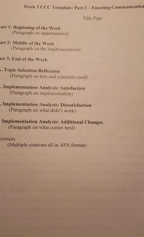 week 3 ccc template part 3 enacting communication