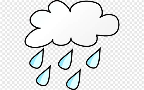 비 일러스트 비 구름 만화 만화 비 구름과 구름 화이트 얼굴 Png Pngegg