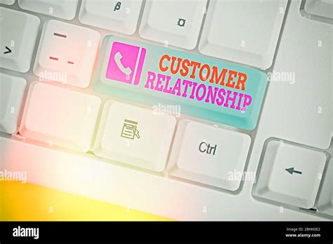 Writing Note Showing Customer Relationship Business Concept For Deal And Interaction Between