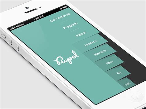 Showcase Of Side Menus In App Design