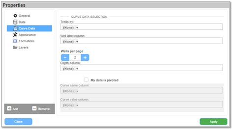 Well Log Visualization User Guide Properties Curve Data Ruths Ai Product Support