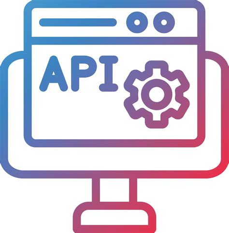 Vector Design Web API Icon Style Vector Art At Vecteezy