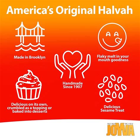 Joyva Halvah Marble Variety 8 Oz Pack Tahini Based Sweet Sesame Treat