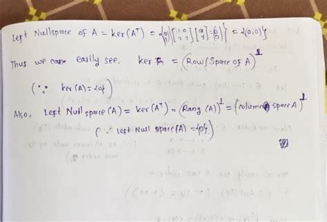 What Are The Two Parts Of The Fundamental Theorem Of Linear Algebra